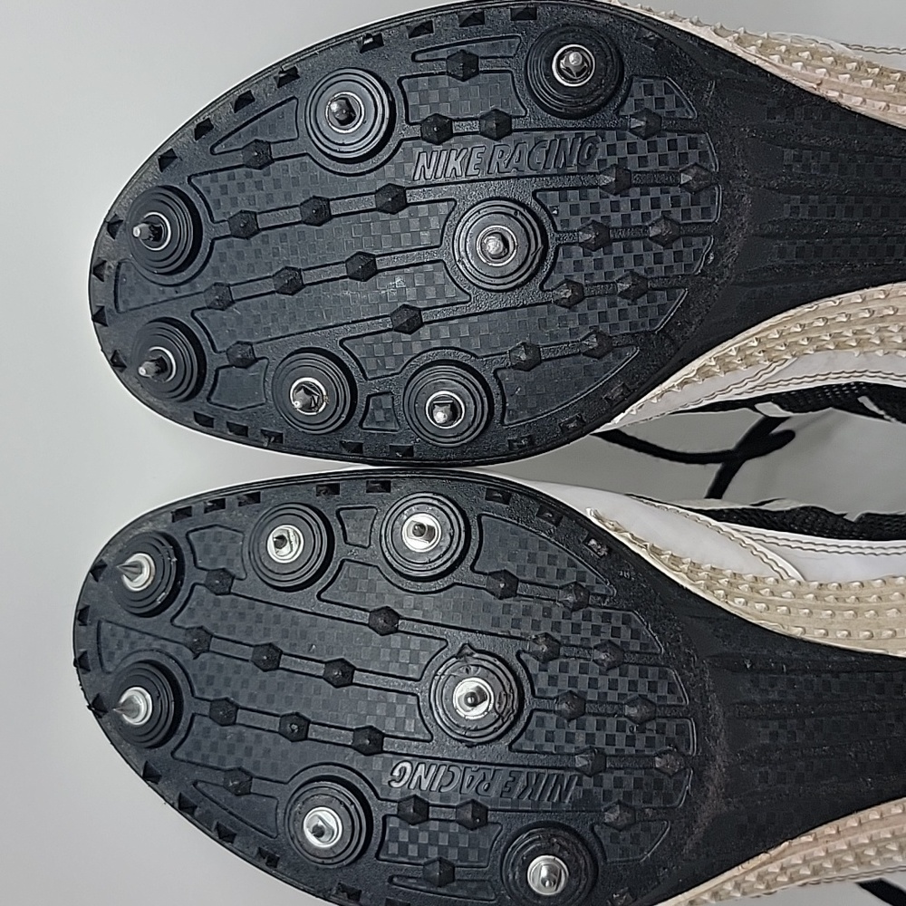 Nike Cleats Rival White & Black Track & Field Shoes 11 - Gem